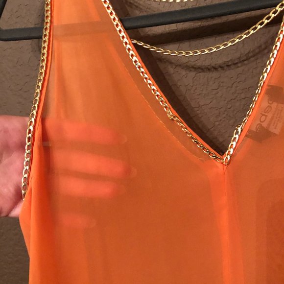 bebe | Tops | 57 Sheer High Low Top By Bebe | Poshmark